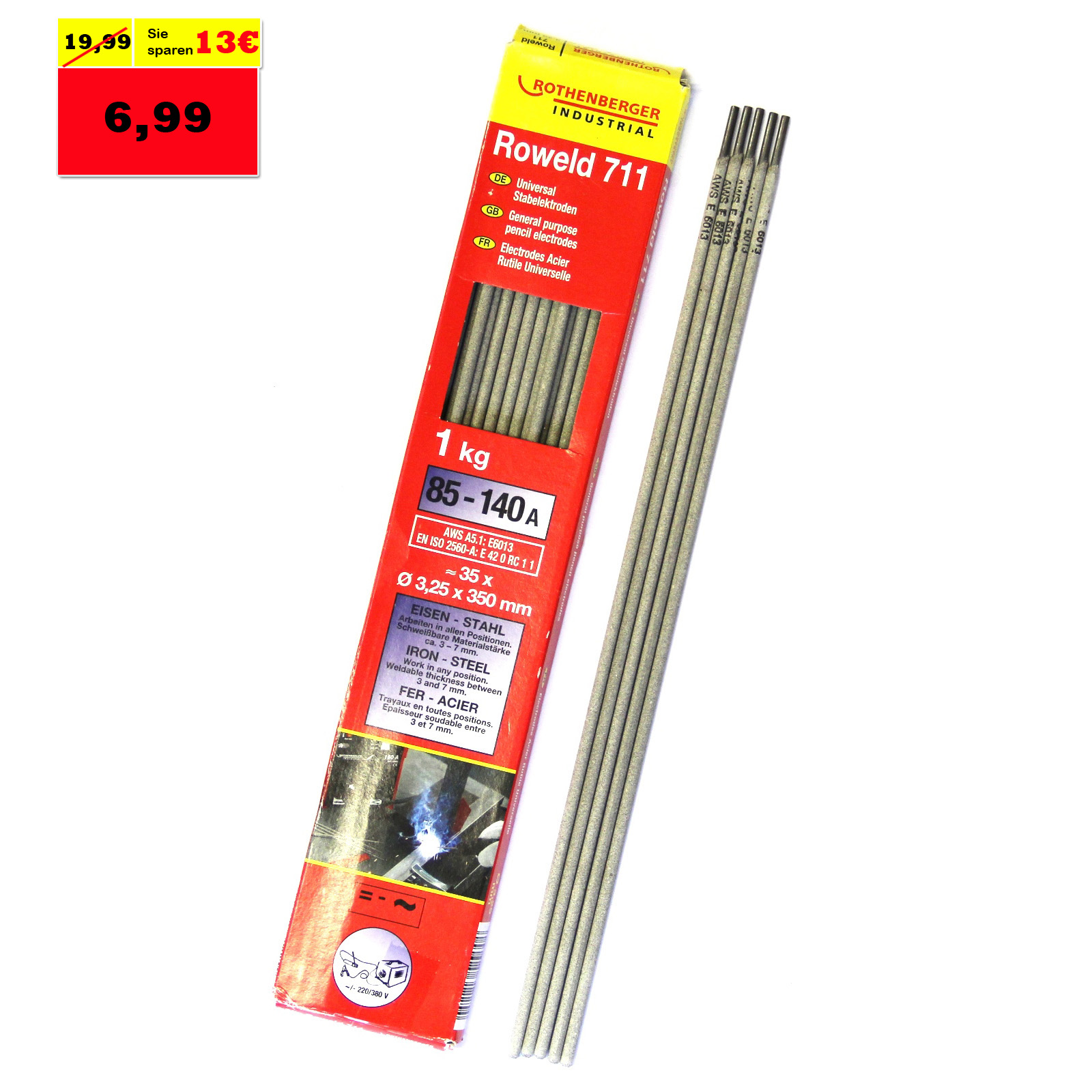Rothenberger Elektroden Roweld Stabelektroden | Sopomarkt24
