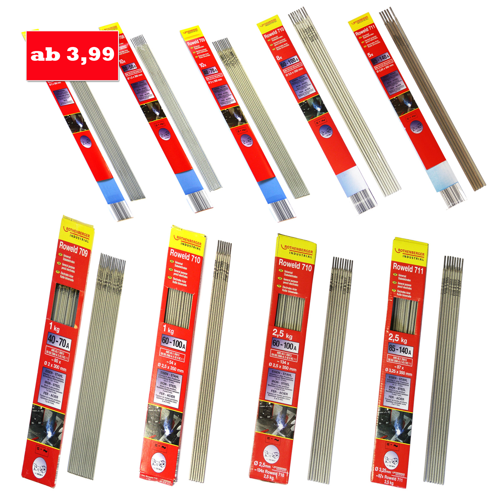 Rothenberger Elektroden Roweld Stabelektroden | Sopomarkt24